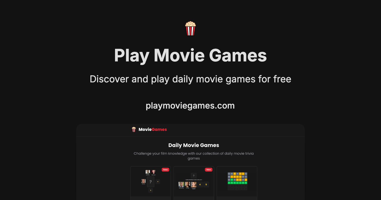 Play Movie Games - Daily Movie Trivia & Film Quiz Games